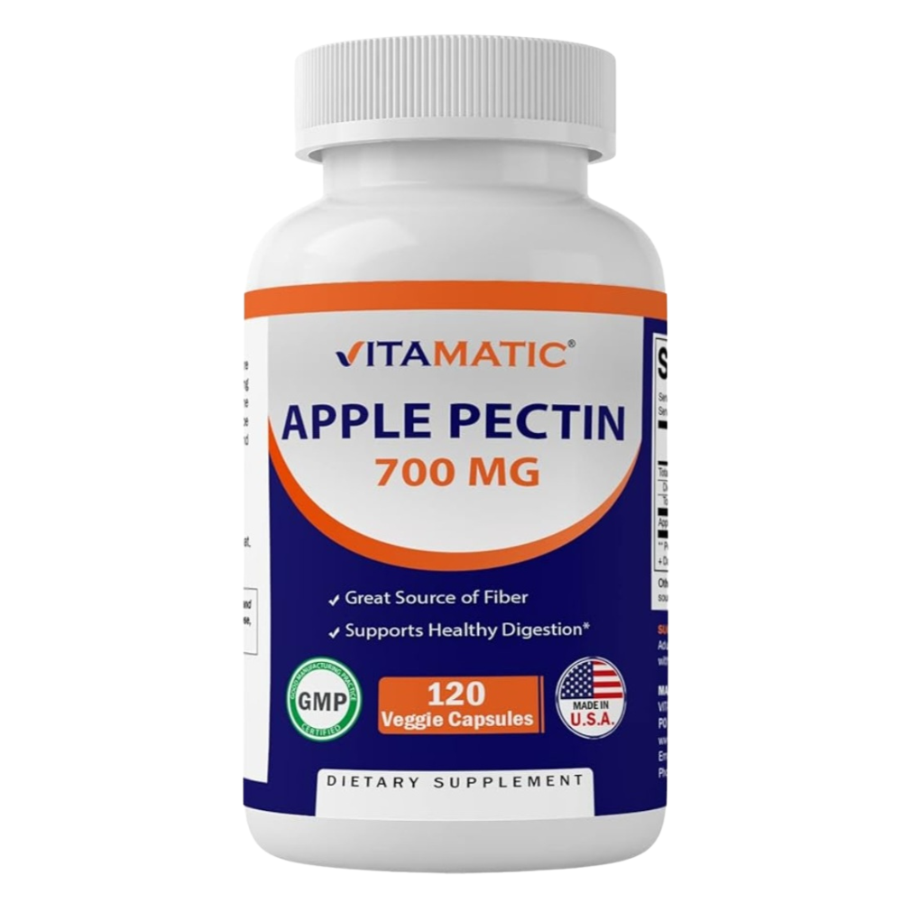 Pectina de manzana.Fibra prebiotica. 700 mg. 120 cápsulas. Vitamatic ...