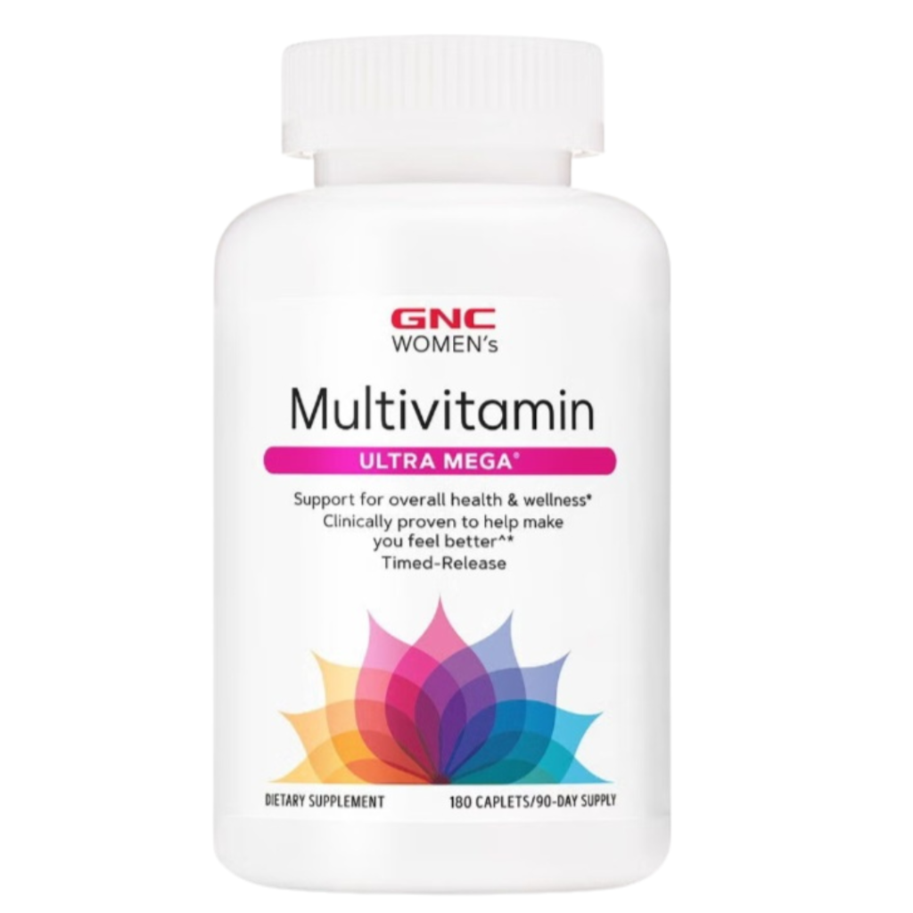 Mega women. Multivitamínico para mujeres Ultra Mega. 90 cápsulas. GNC ...